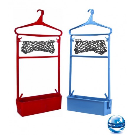 Porte habit avec filet de rangement grande hauteur - Milieu humide