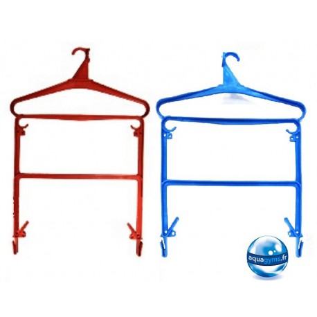 Cintre et porte-habits en PVC - Sans filet de rangement petite hauteur